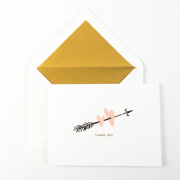 kate spade | Office | Kate Spade Two Hearts Thank You Notes Set Of ...